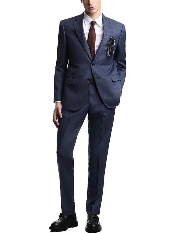 Emporio Armani G Line Regular Fit Wool Suit - Navy Blue
