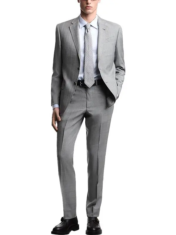 Emporio Armani G Line Regular Fit Wool Suit - Grey