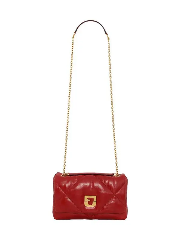 Gerard Darel Le Fanny Quilted Leather Crossbody - Red