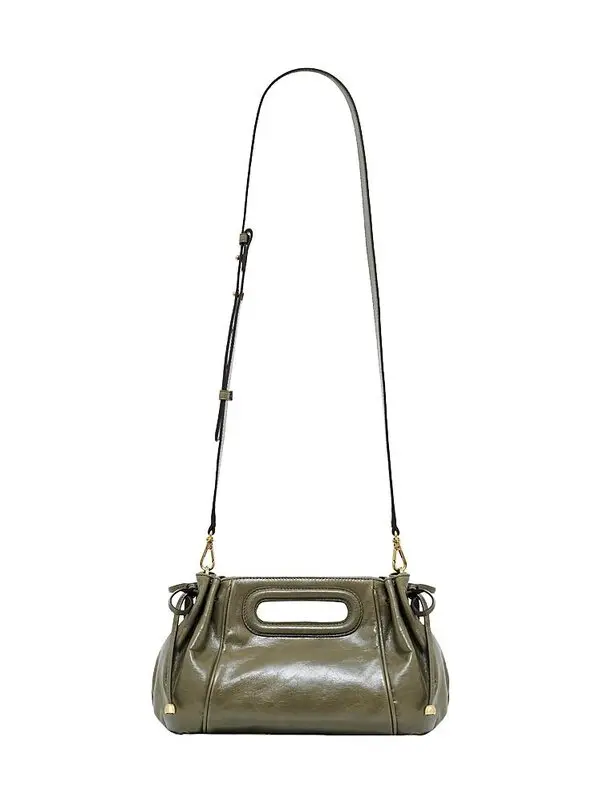 Gerard Darel Mini Dany Leather Handbag - Olive
