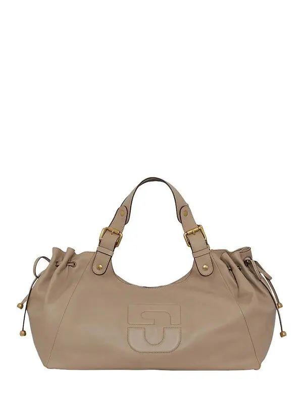 Gerard Darel Le Chiara Leather Handbag - Pebble