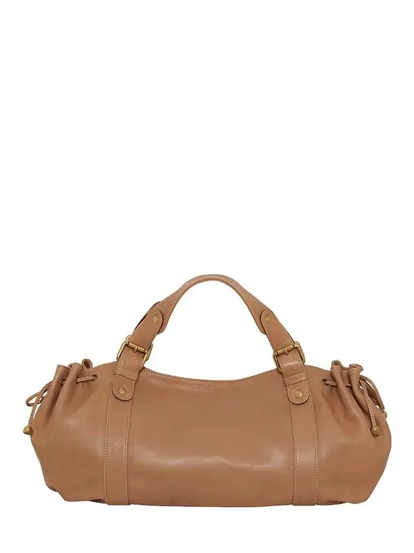 Gerard Darel 24h Leather Handbag - Caramel
