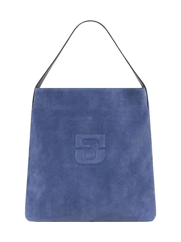 Gerard Darel Lady Suede Hobo Bag - Cornflower