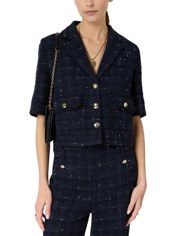 Gerard Darel Tae Buttoned Jacket - Navy