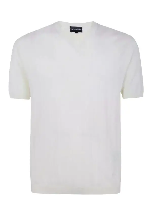 Emporio Armani V-neck T-shirt - Neutrals