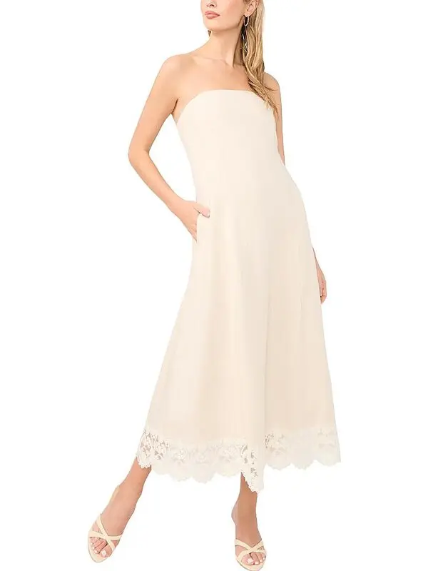 1.State Strapless Dress - Peppercorn