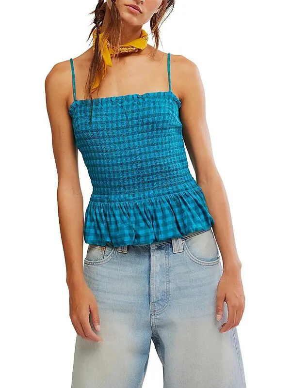 Free People Sundance Tank - Teal Combo