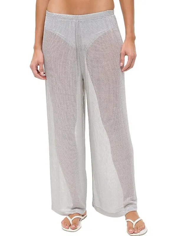 Staud Ali Pants - Silver
