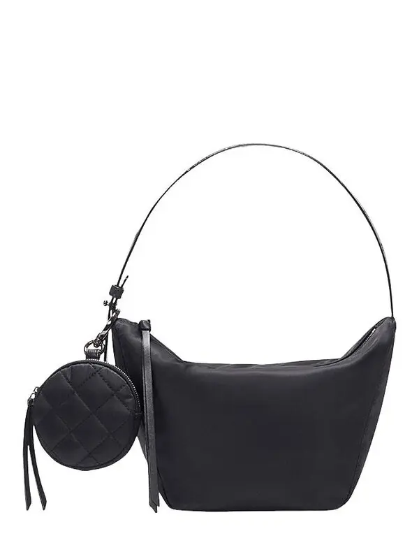 Mz Wallace Small Waverly Hobo Bag - Black/charcoal