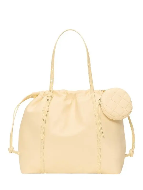 Mz Wallace Small Waverly Tote - Chamomile/light Gold