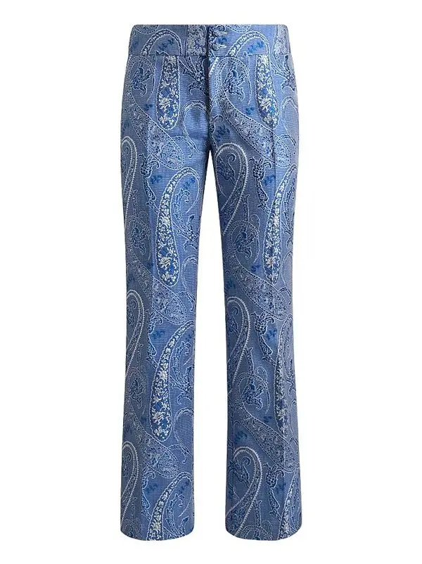 Etro Flared Trousers - Multi/blue