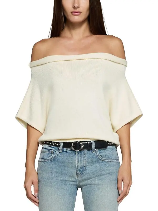 EB DENIM Dahlia Shrug - Ivory