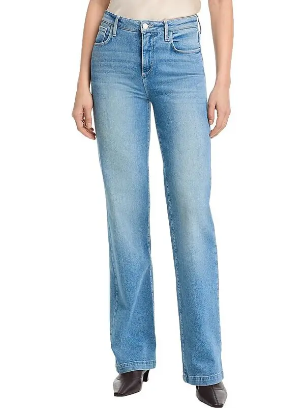 L'Agence Clayton High-rise Wide Leg Jeans - Calabasas