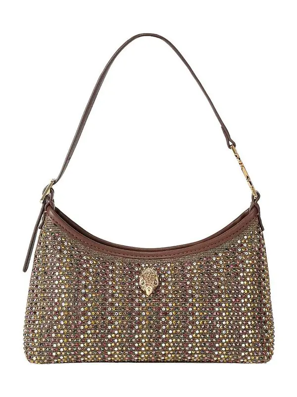 Kurt Geiger Mini Crystal Shoulder Bag - Open Brown
