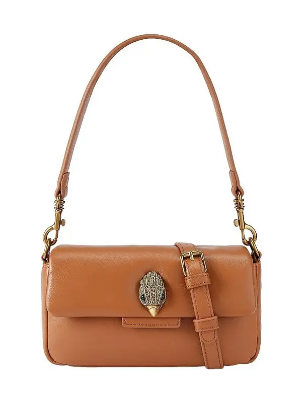 Kurt Geiger Oxford Mini Leather Shoulder Bag - Open Brown