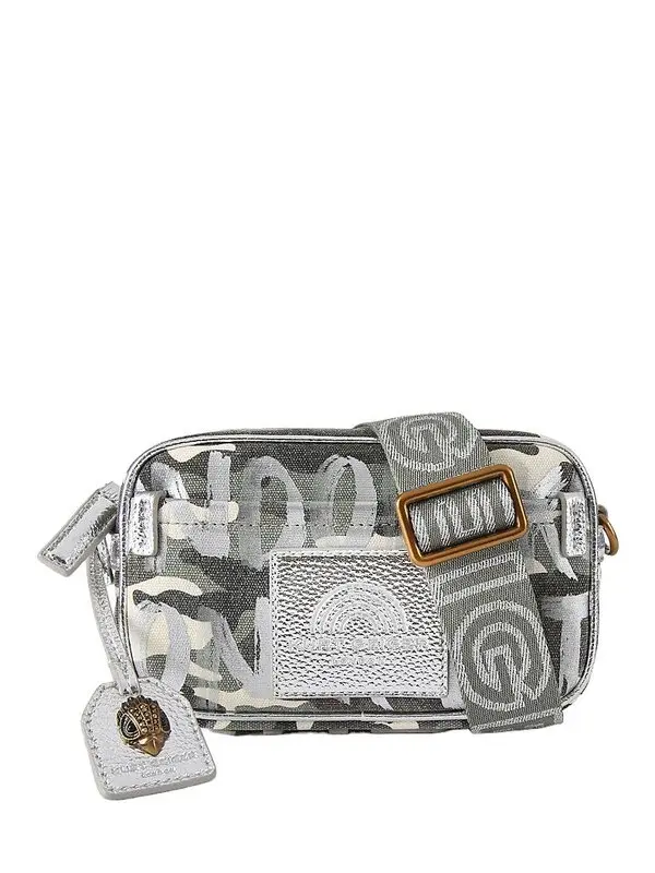 Kurt Geiger Southbank Small Camo Camera Bag - Open Green