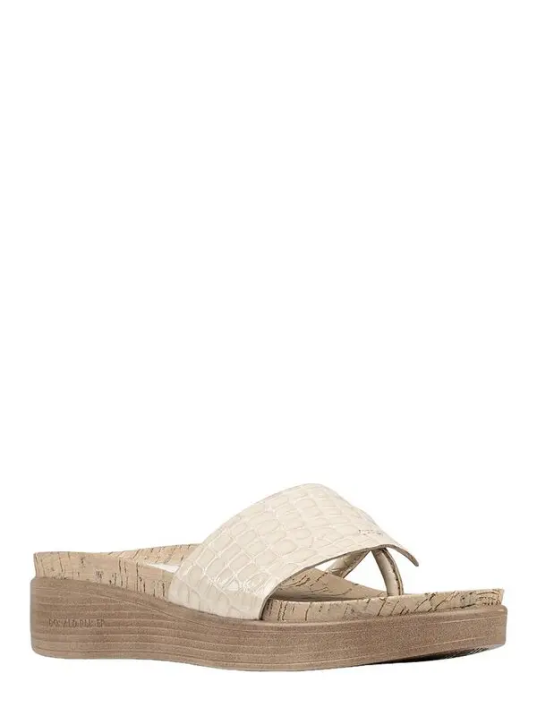 DONALD PLINER Fifi Wedge Sandals - Foam
