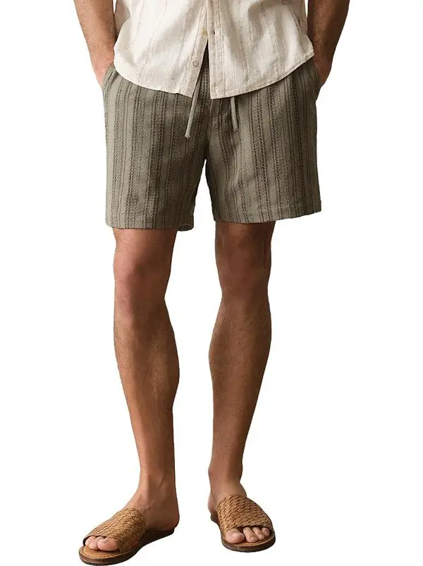 Marine Layer Saturday 6.5" Dobby Shorts - Olive