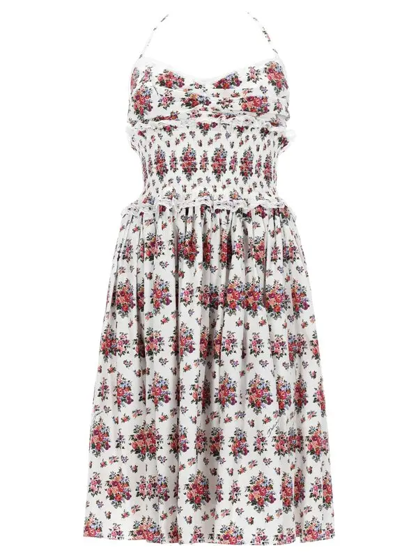 Dolce & Gabbana Floral Print Midi Dress - Multicolour