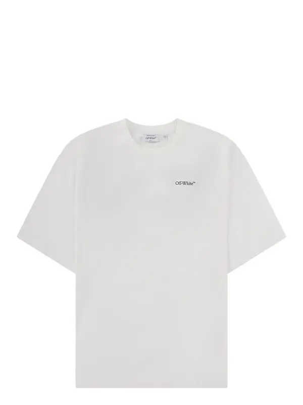 Off-White T-shirt With Logo - White