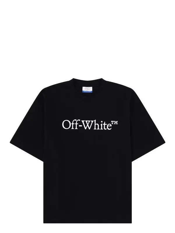 Off-White T-shirt With Logo - Black