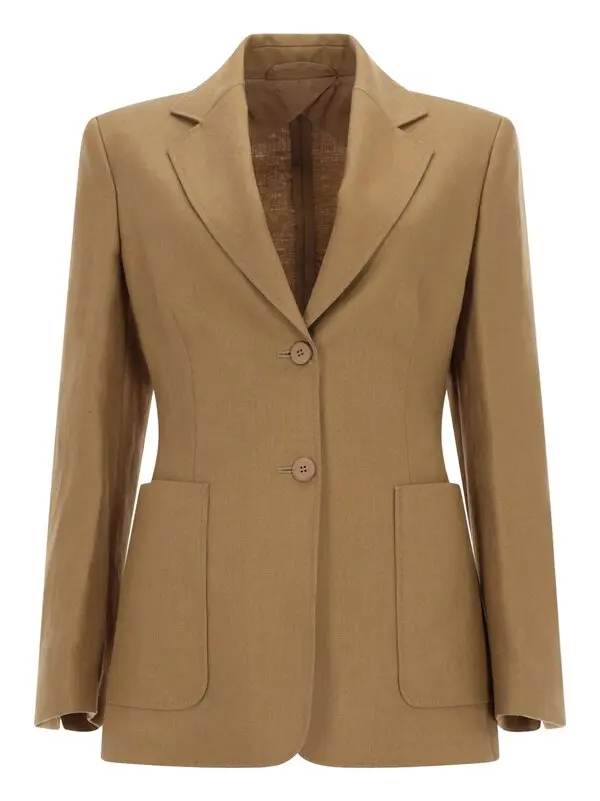 Max Mara Linen Blazer - Brown