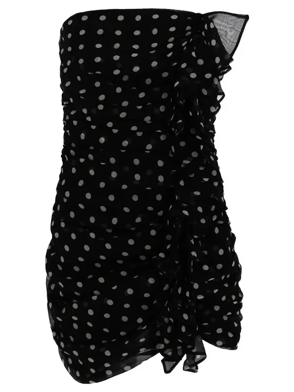 Nina Ricci Mini Bustier Dress - Black