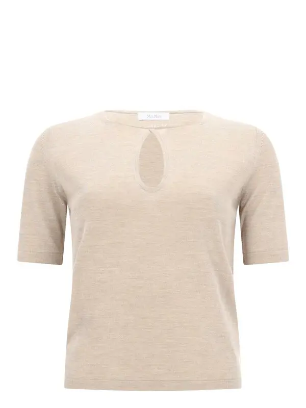 Max Mara Silk Top - Beige