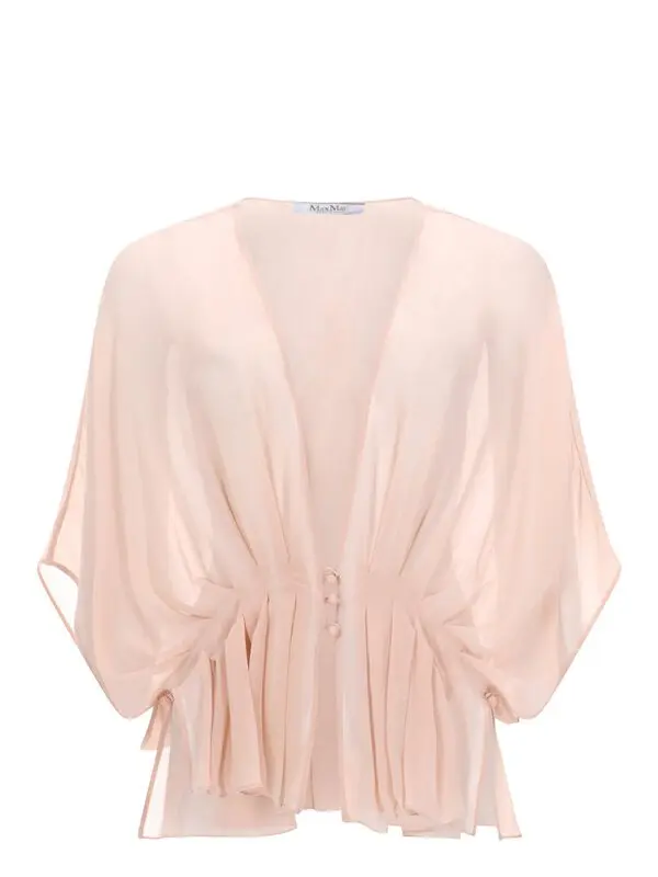 Max Mara V-neck Top - Pink