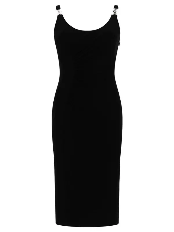 Versace Sleeveless Midi Dress - Black