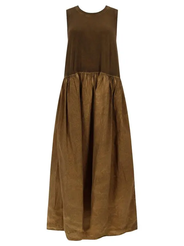 UMA WANG Duma Midi Dress - Beige