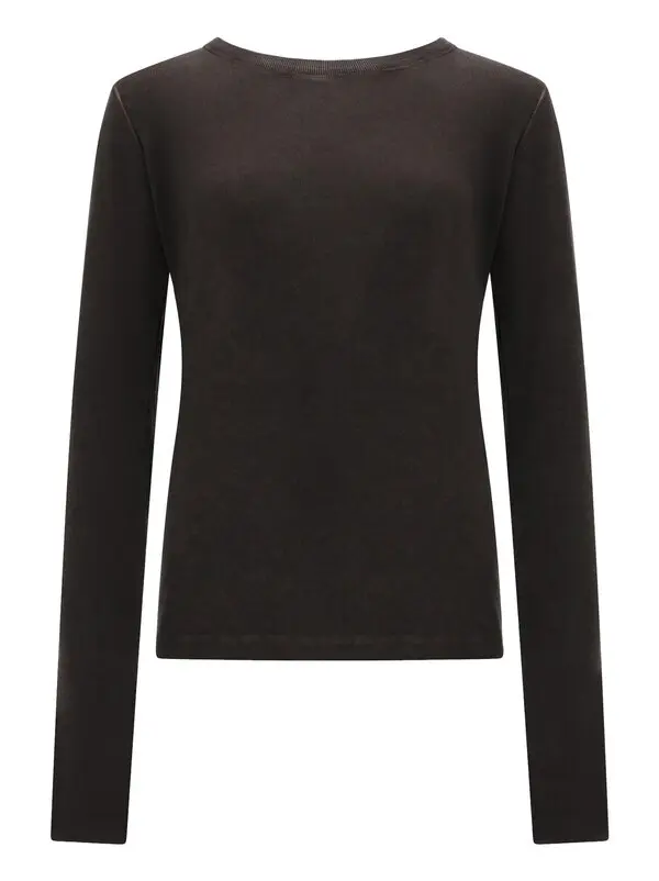 UMA WANG Long-sleeved Top - Brown