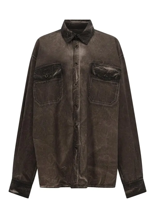 UMA WANG Tavis" Shirt - Brown