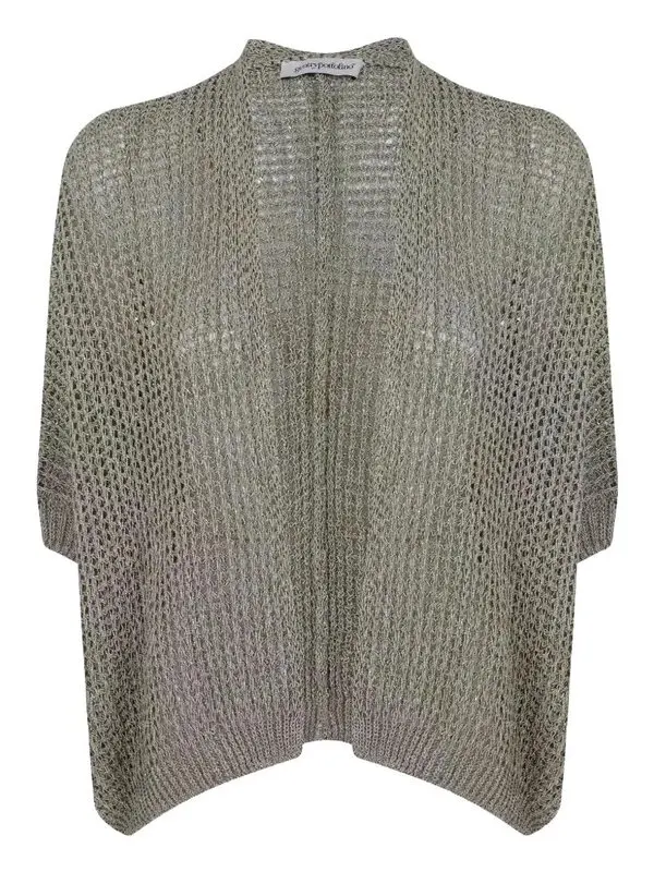 GENTRYPORTOFINO Open-knit Cardigan - Grey