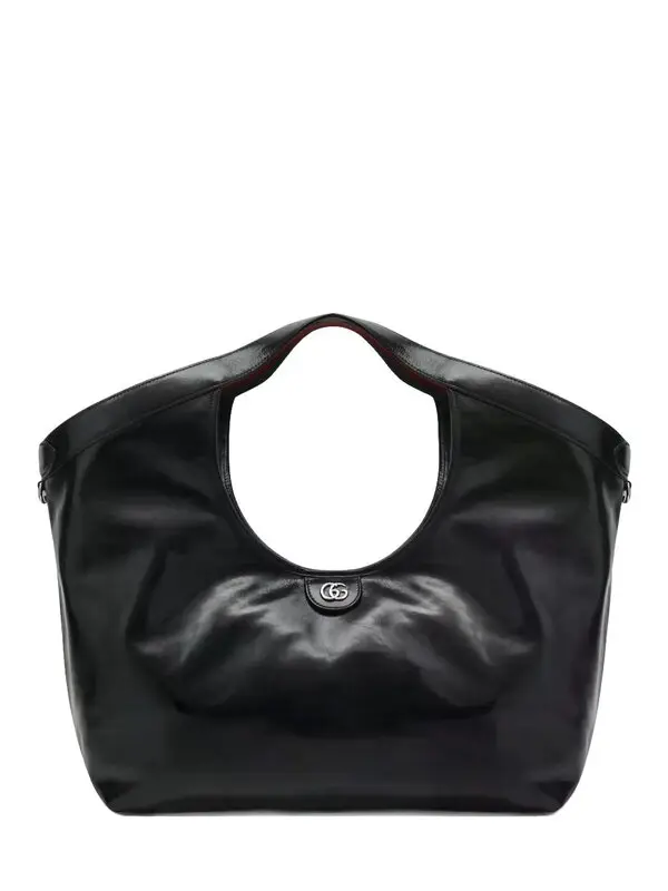 Gucci Large Logo-detail Tote Bag - Black