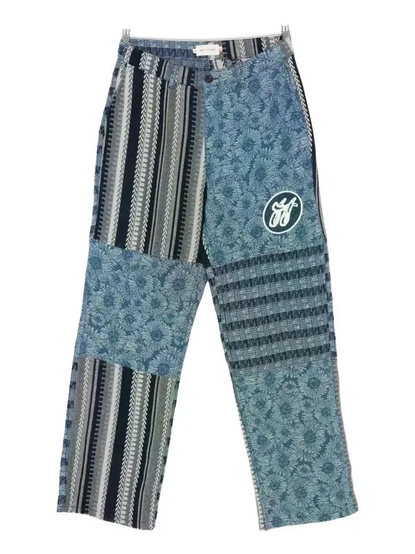 HONOR THE GIFT Tapestry Patchwork Trousers - Blue