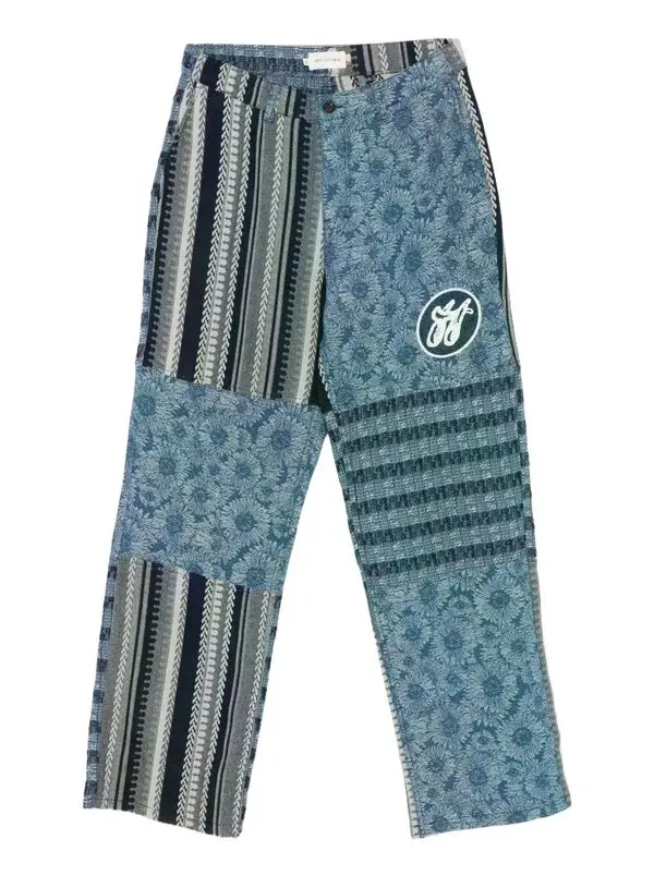 HONOR THE GIFT Tapestry Patchwork Trousers - Blue