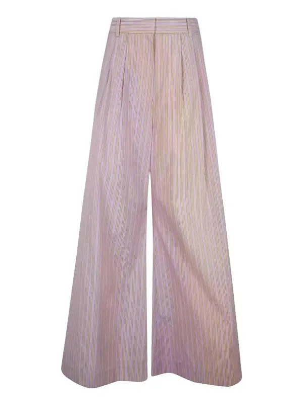 Zimmermann Striped Trousers - Pink