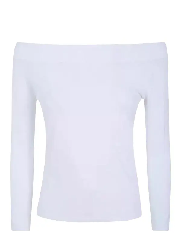 NUUR Off-shoulder Top - White