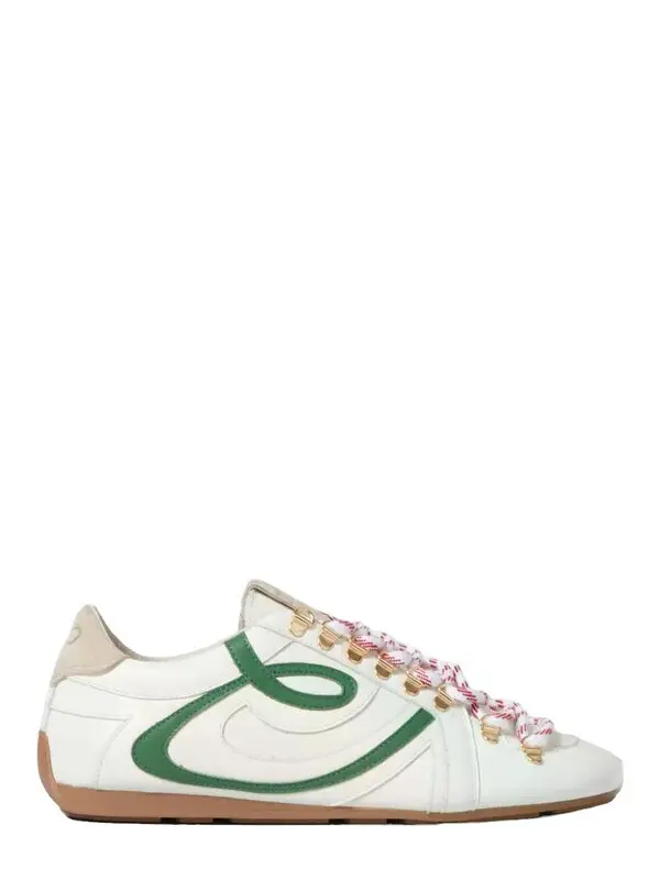Claudie Pierlot Swing Leather Sneakers - White