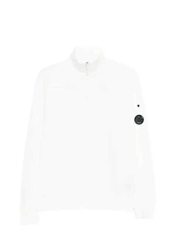 C.P. COMPANY Half-zip Sweatshirt - White