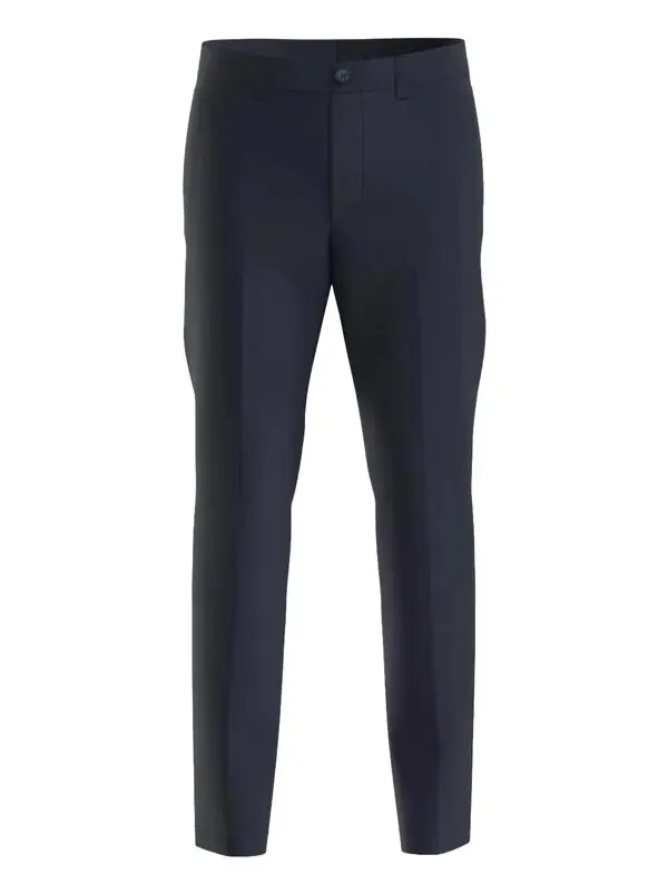 BOSS Logo-patch Trousers - Blue