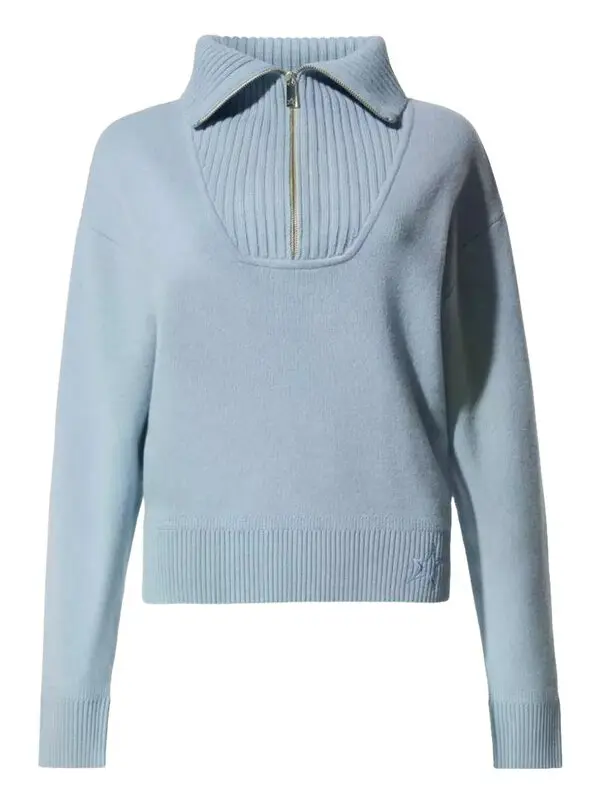 Perfect Moment Half Zip Top - Blue