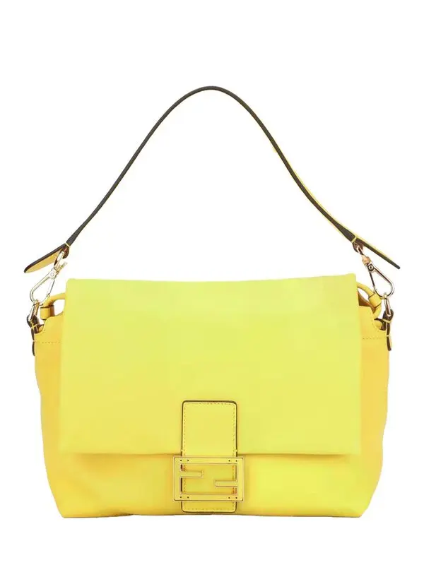 Fendi Medium Mamma Baguette Shoulder Bag - Yellow