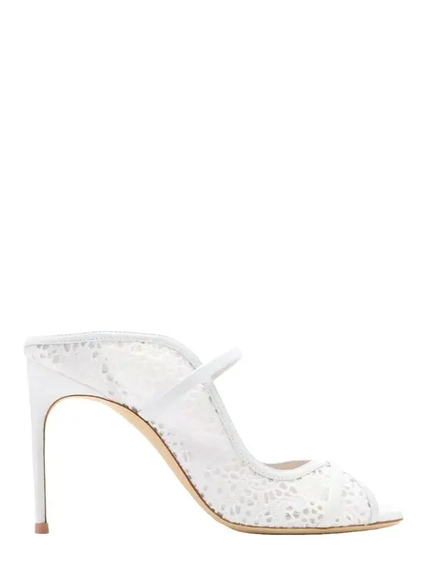 MALONE SOULIERS Noah Heeled Sandals - White
