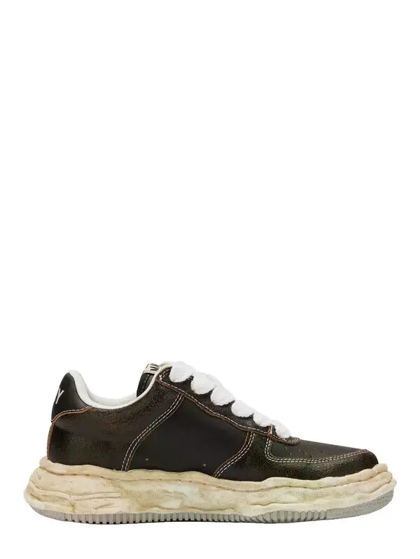 Mihara Yasuhiro Wayne Leather Sneakers - Brown