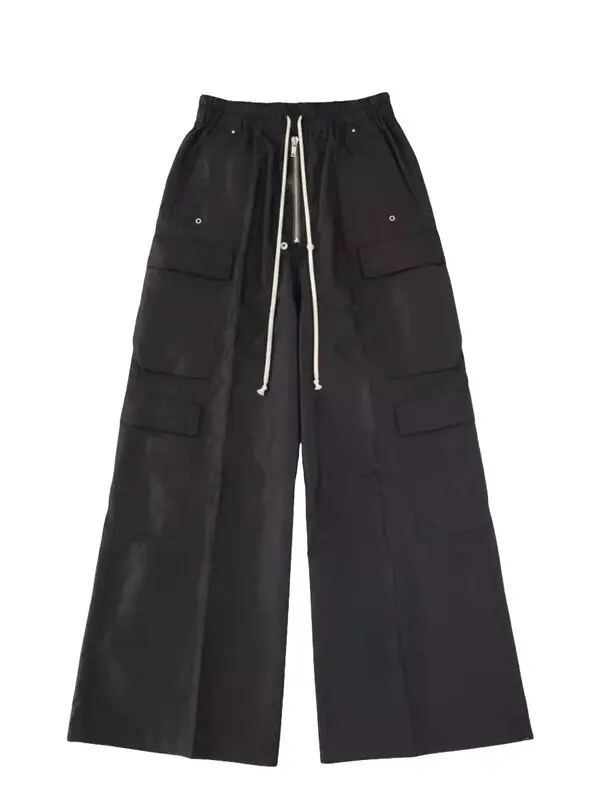 Rick Owens Drawstring Cargo Pants - Black