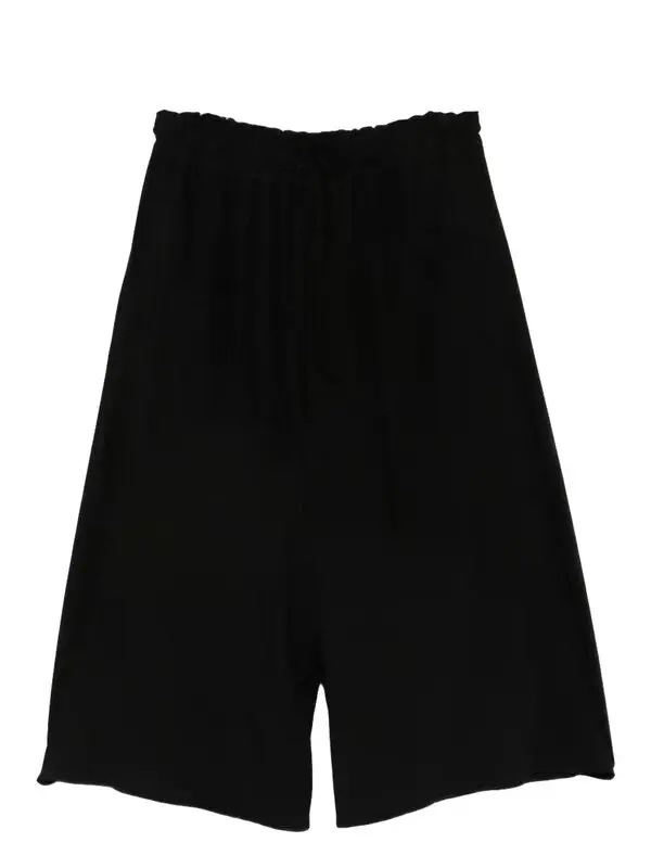 Y’s Elasticated-waistband Trousers - Black