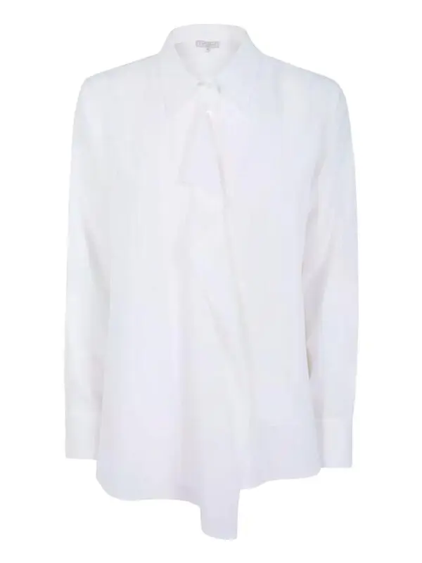 Antonelli Firenze Long-sleeved Ruffled Shirt - White