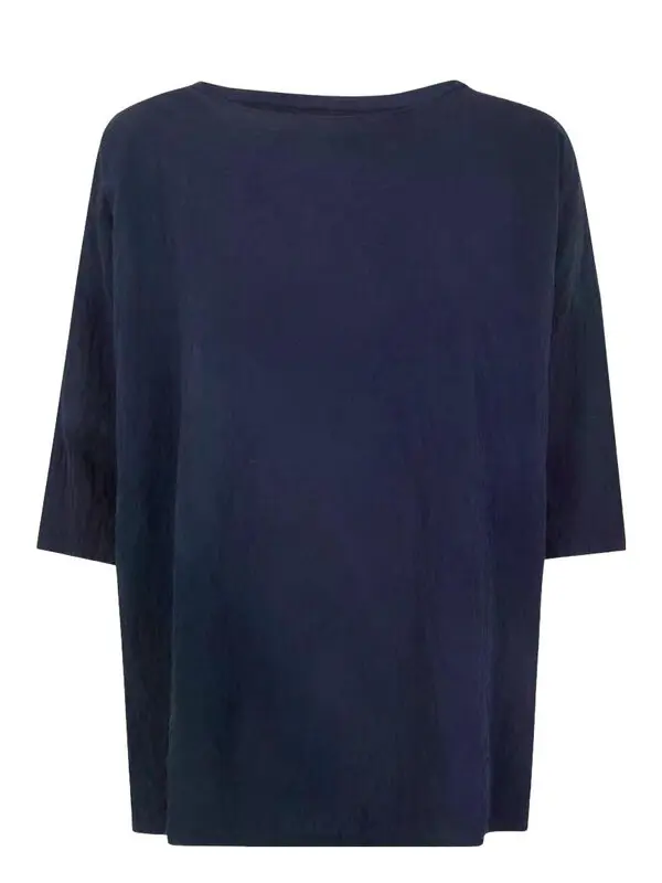 Labo.art Short-sleeved Knit Top - Blue